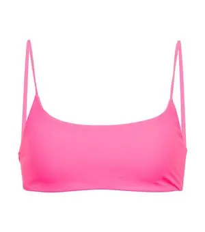 Jade Swim Muse Scoop Bikini Top - Pink