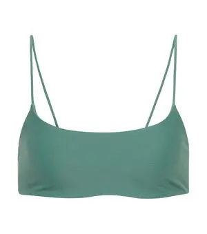 Jade Swim Muse Scoop Bikini Top - Green