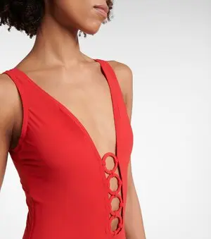 KARLA COLLETTO Morgan V-neck One-piece Swimsuit