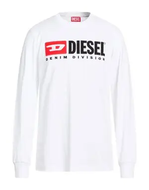 DIESEL T-just-ls-div T-shirt Size Cotton - White