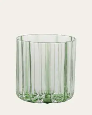 TUTTOATTACCATO Striped Glass - Green