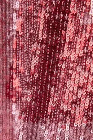 Farm Rio Sequined Tulle Mini Dress