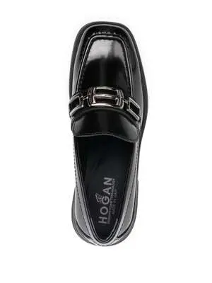 Hogan 70mm Chunky Leather Loafers