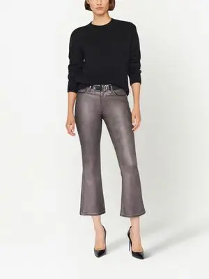 FRAME Mid-rise Cropped Trousers