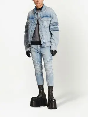 Balmain Mid-rise Cropped Skinny Jeans