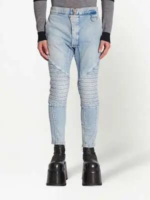 Balmain Mid-rise Cropped Skinny Jeans