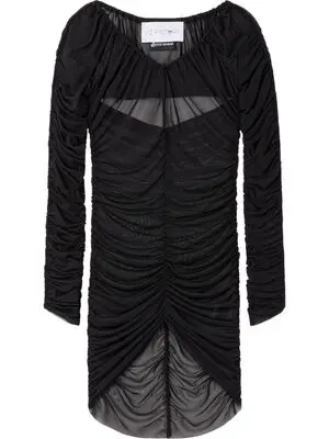 AZ FACTORY X Ester Manas Ruched Top - Black