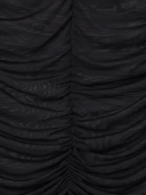 AZ FACTORY X Ester Manas Ruched Top - Black