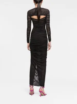 AZ FACTORY X Ester Manas Ruched Side-slit Skirt