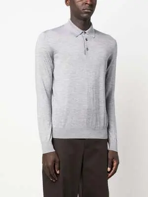 Zegna Cashmere-silk Polo Top