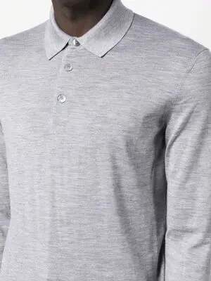 Zegna Cashmere-silk Polo Top