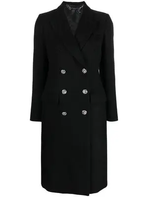 Philipp Plein Double-breasted Mid-length Coat