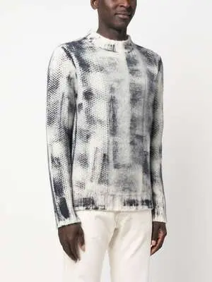 Malo Abstract-print Jumper