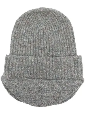 RANRA Ribbed-knit Beanie