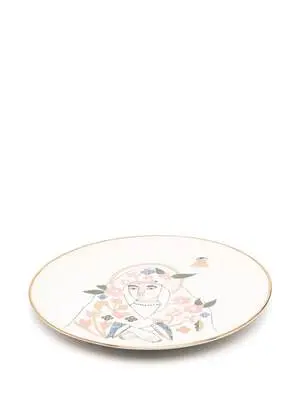 GUNIA PROJECT St Maria Hand-painted Ceramic Plate