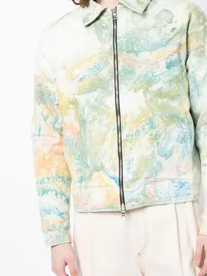 NAHMIAS Marble-print Jacket