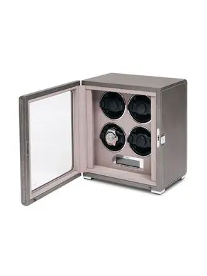 RAPPORT LONDON Quantum Quad Watch Winder - Silver