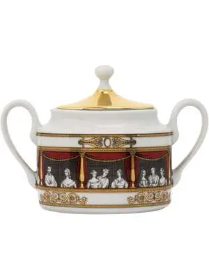 FORNASETTI Don Giovanni Sugar Bowl - White