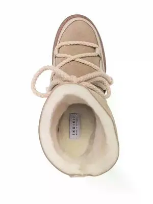 Inuikii Lace-up Shearling-lined Boots