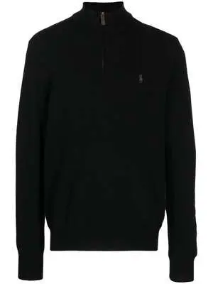 Polo Ralph Lauren Polo Pony Half-zip Jumper - Black