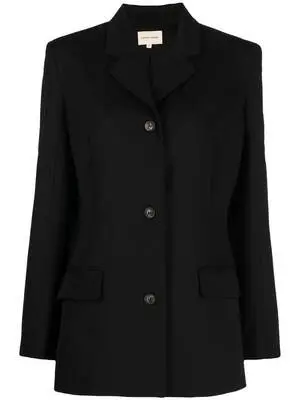 Loulou De Saison Loulou Studio Single-breasted Virgin Wool-blend Blazer
