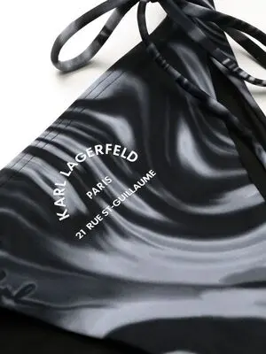 Karl Lagerfeld String Bikini Bottoms