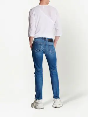 Balmain Distressed-effect Slim Jeans