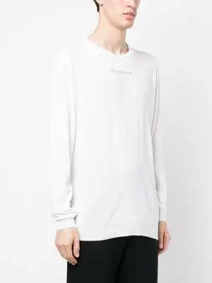THROWBACK. Graphic-print Merino-blend Jumper