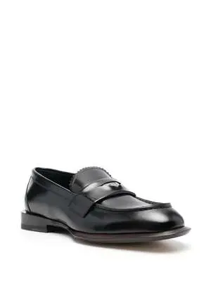 Alexander McQueen Coin-embellished Penny Loafers