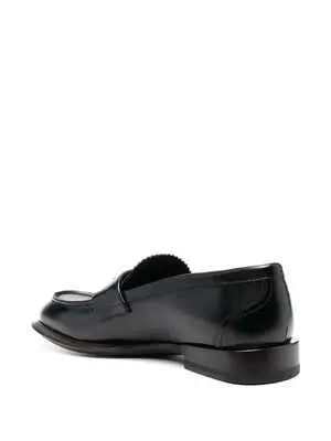 Alexander McQueen Coin-embellished Penny Loafers
