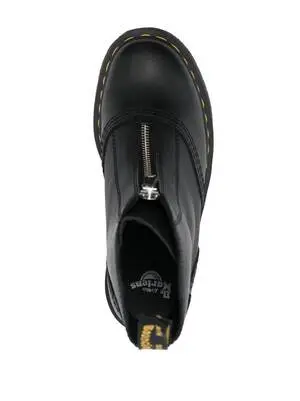 Dr. Martens Jetta Zip-up Platform Boots - Black