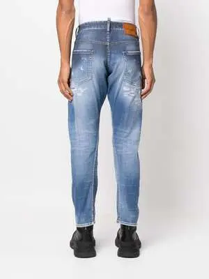 Dsquared2 Distressed Slim-cut Jeans