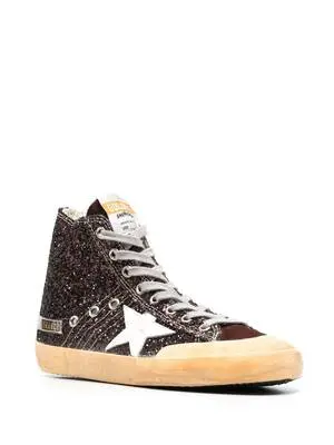 GOLDEN GOOSE Francy High-top Sneakers - Brown