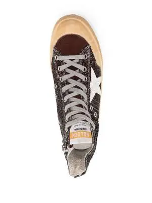 GOLDEN GOOSE Francy High-top Sneakers - Brown