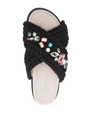 Inuikii 25mm Knitted-strap Sandals