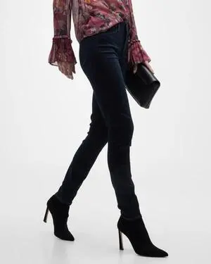 Paige Hoxton Ankle High-rise Skinny Jeans - Mona