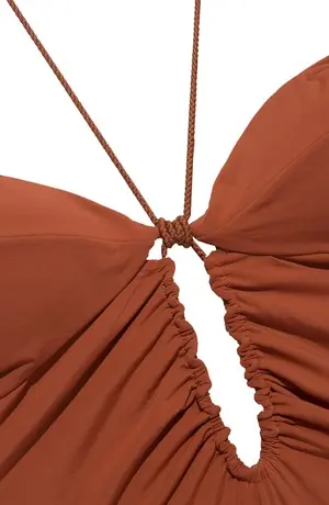 VIX PAULA HERMANNY Cutout One-piece Swimsuit