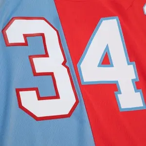 Mitchell & Ness Earl Campbell /light Blue Houston Oilers Gridiron Classics 1980 Split Legacy Replica Jersey
