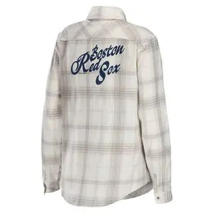 WEAR BY ERIN ANDREWS Flannel Button-up Shirt
