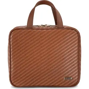 Stephanie Johnson Large Martha Makeup Case - Cognac