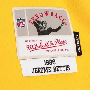 Mitchell & Ness Jerome Bettis /gold Pittsburgh Steelers 1996 Split Legacy Replica Jersey