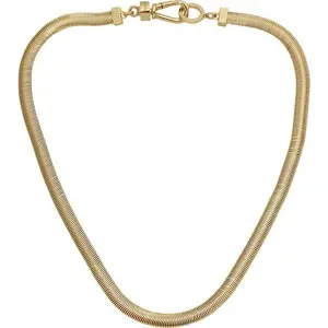 ALLSAINTS Flat Link Collar Necklace - Gold