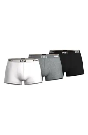 BOSS 3-pack Power Stretch Cotton Trunks Assorted Pre-pack