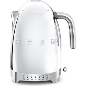 SMEG '50s Retro Style Variable Temperature Electric Kettle Chrome