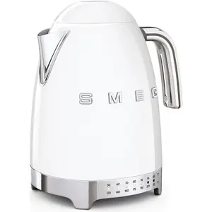 SMEG 50s Retro Style Variable Temperature Electric Kettle - White