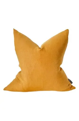 MODISH DECOR PILLOWS Linen Pillow Cover Yellow Tones
