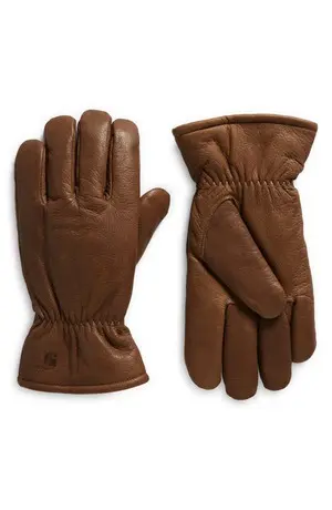 Carhartt Work In Progress Fonda Leather Gloves Hamilton Brown