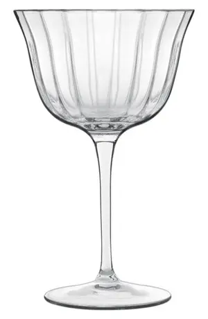 LUIGI BORMIOLI Bach Set Of 4 Retro Champagne Glasses - Clear