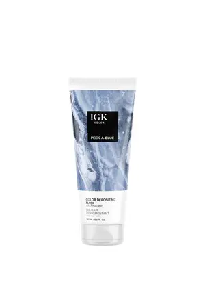 IGK Color Depositing Hair Mask Peek-a - Blue