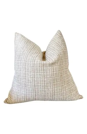 MODISH DECOR PILLOWS Tweed Pillow Cover - White Tones